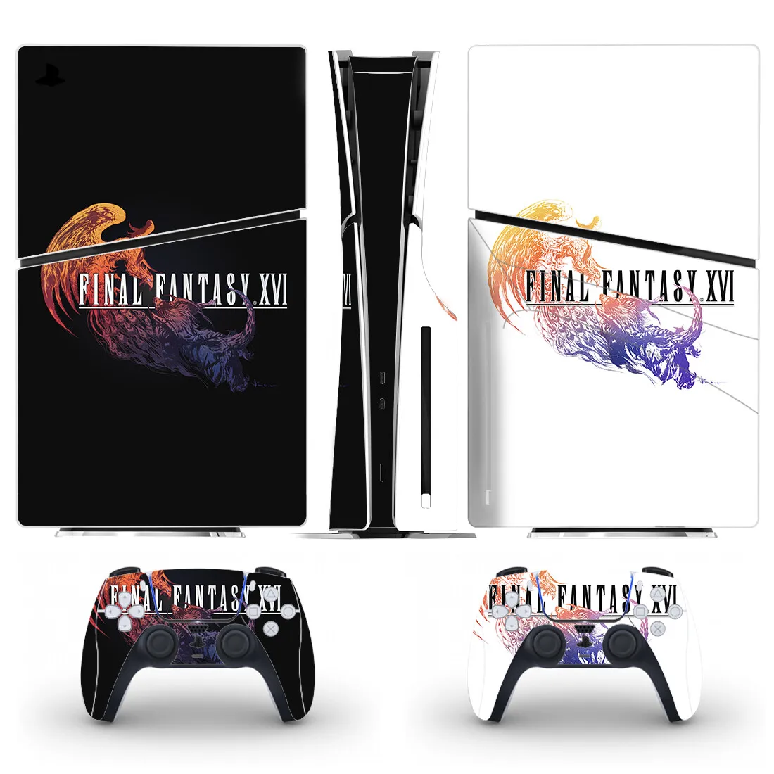 Final Fantasy PS5 Slim Disc Skin Sticker Decal Cover for Console and 2 ...
