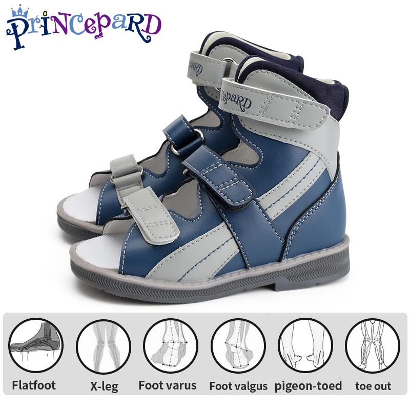 Child-Orthopedic-Sandals-Princepard-Boys-Kids-High-Top-Barefoot ...
