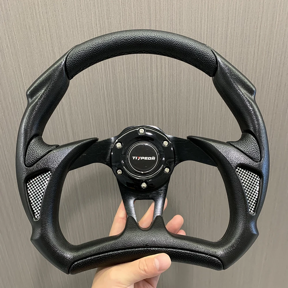 D-Type-Sports-Racing-Drift-PVC-Steering-Wheel-Universal-Modern-Luxury ...