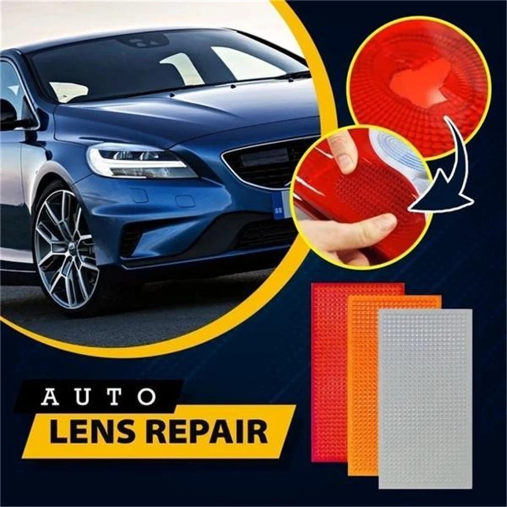 Car Auto Lens Repair Kit Diy Grid Pattern Car Headlights Taillight ...