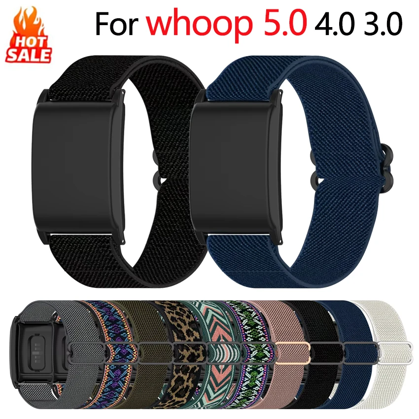 Soft Nylon WatchStrap for WHOOP 5.0 band Adjustable Fitness Sport ...