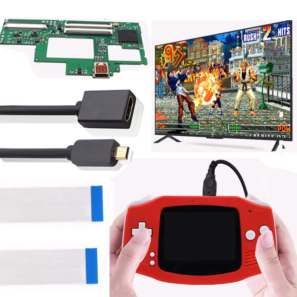 HISPEEDIDO-Cable-adaptador-HDMI-Micro-GBA-convertidor-para-Gameboy ...