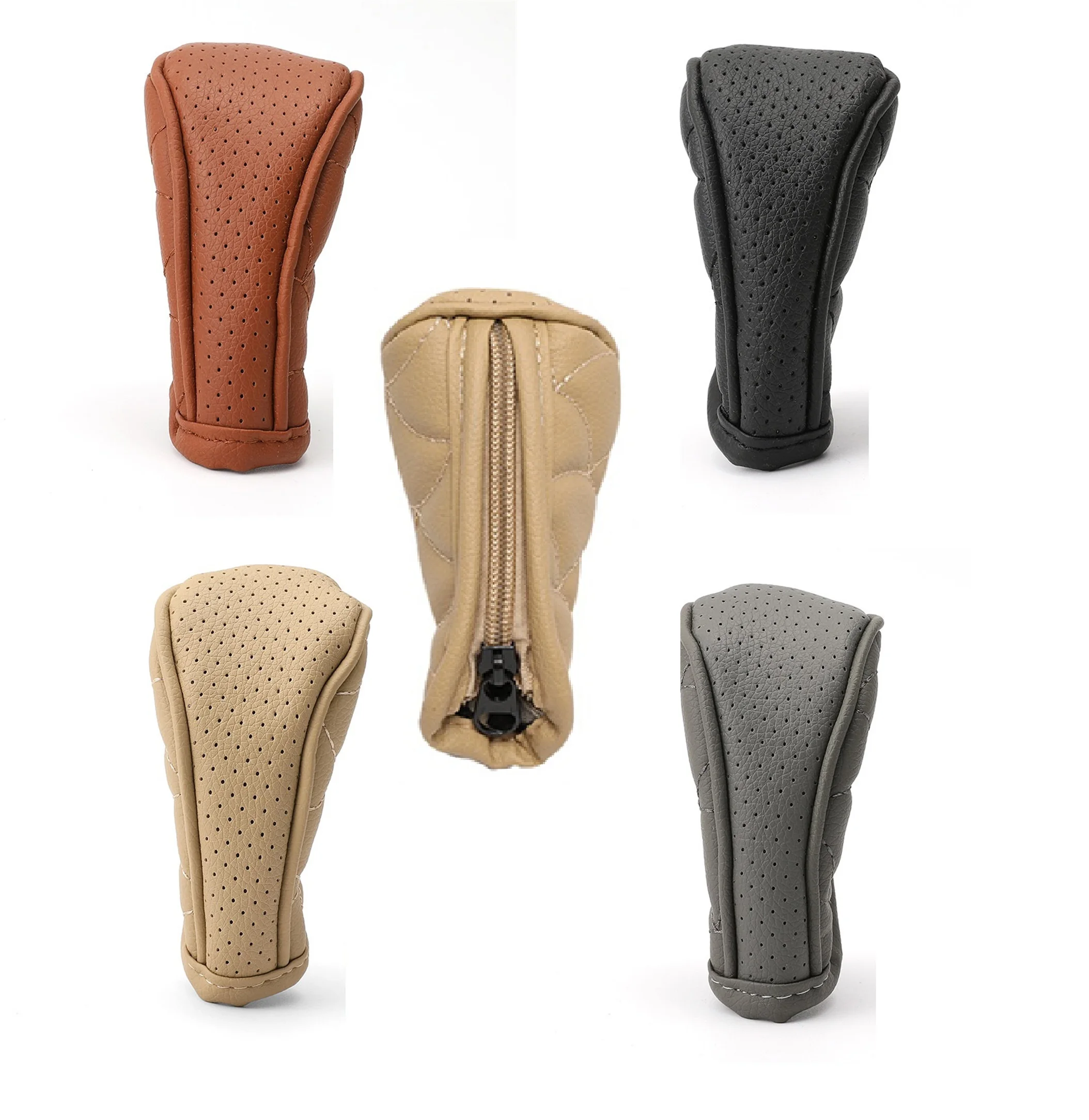 Universal-Car-Gear-Shift-Knob-Cover-Leather-Shift-Lever-Cover-Shifter ...