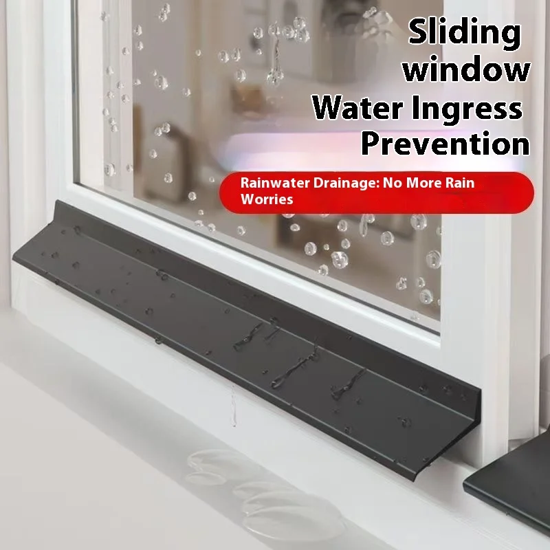 Sliding Window Water Barrier - Heavy-Duty TPE Outdoor Window Drainage ...