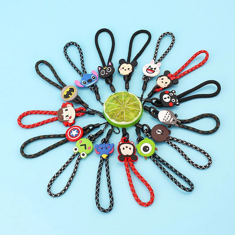 10/5Pcs Disney Cartoon Minnie Spider-Man Cell Phone Lanyard Cartoon ...