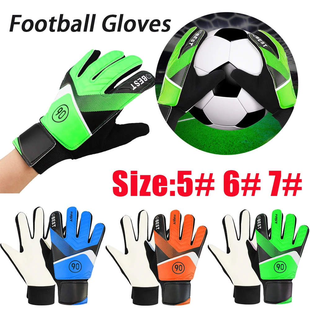 Anti-Slip-Children-s-Goalkeeper-Gloves-PU-Football-Gloves-Finger ...