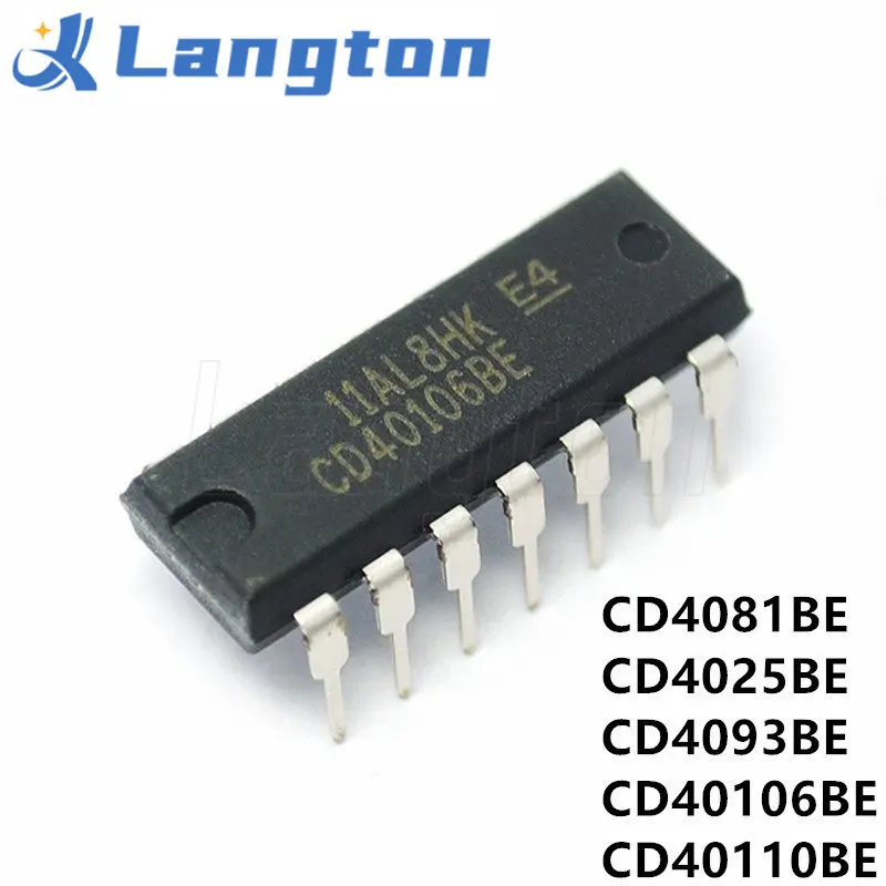 CD40106BE-CD40106-DIP-DIP-14-CD40110BE-CD40110-CD4081BE-CD4081-CD4025BE ...