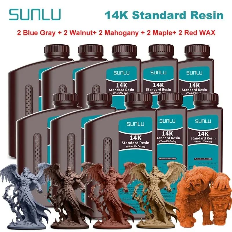 SUNLU-10KG-14K-High-Precision-Resin-405nm-UV-Resin-1KG-For-LCD-3D ...