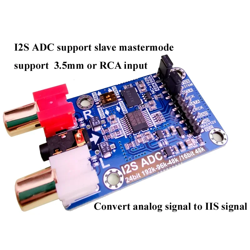 Amiyalo-IIS-ADC-Audio-I2S-Capture-Card-Module-Master-slave-Mode ...