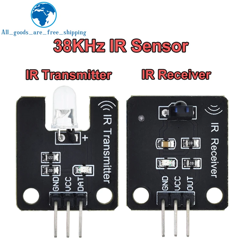 TZT-IR-Infrared-Transmitter-Module-Ir-Digital-38khz-Infrared-Receiver ...