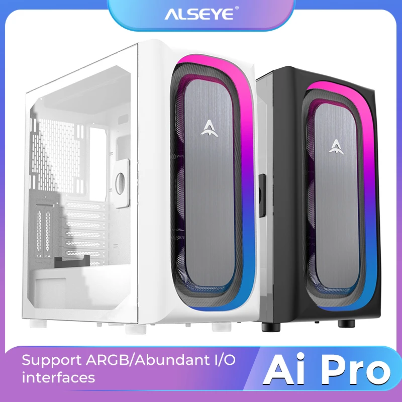 Alseye Ai Pro Miditower Computer Case TYPE C USB 3.0 (Just Case,Without ...