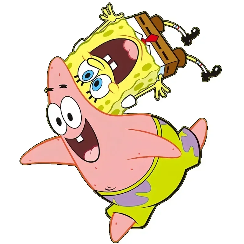 Spongebob Squarepants And Patrick Star And Gary