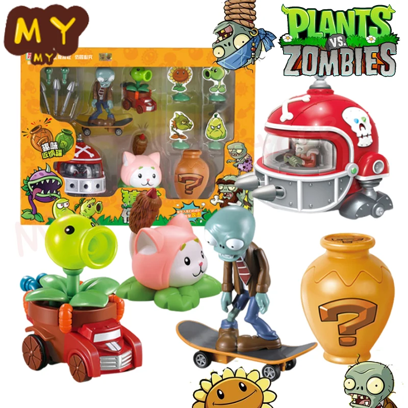 Plantas-originales-VS-Zombies-juguete-Cattail-Vs-Skating-Zombie ...