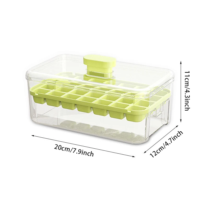 28-Grids-Non-stick-Ice-Cube-Box-Household-Attachment-Kitchen-Ice ...
