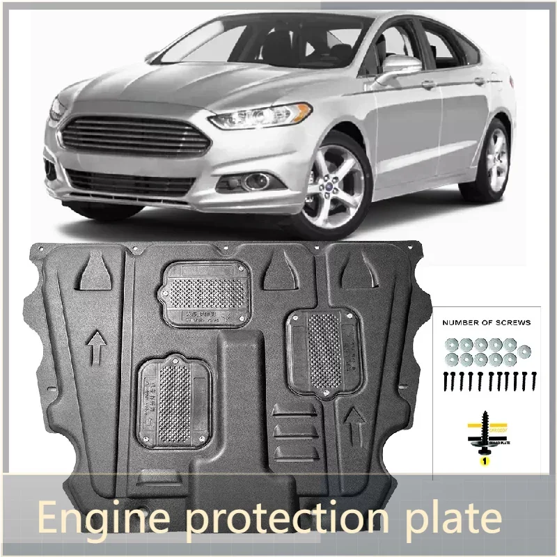 For-Ford-Mondeo-Fusion-2013-2020-Black-Under-Engine-Guard-Plate-Splash ...