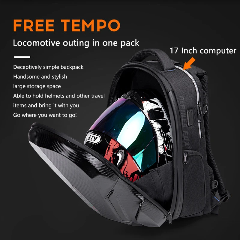 überfüllter Rucksack