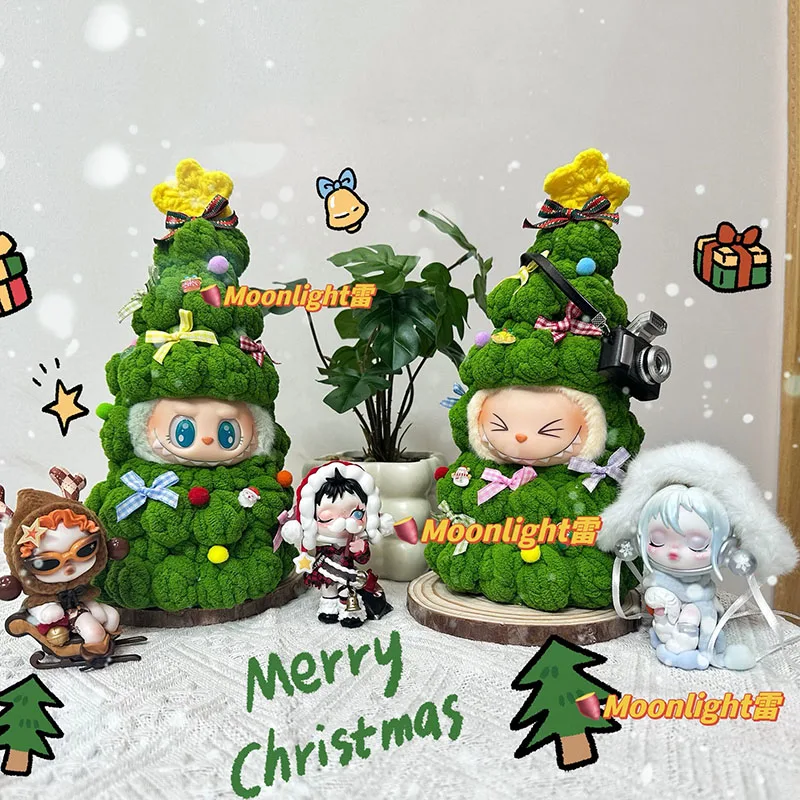 Decoraci-n-de-rbol-de-Navidad-disfraz-colgante-Labubu-de-17cm-disfraz ...