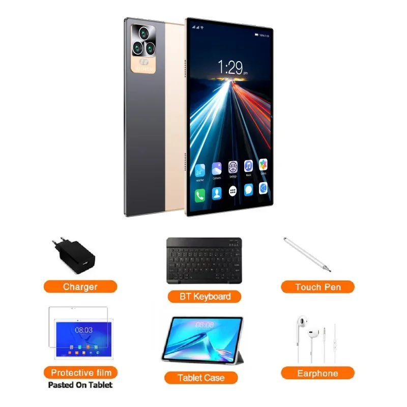 Tableta Android P70 de 10,1 pulgadas, versión global, Android 12 ...