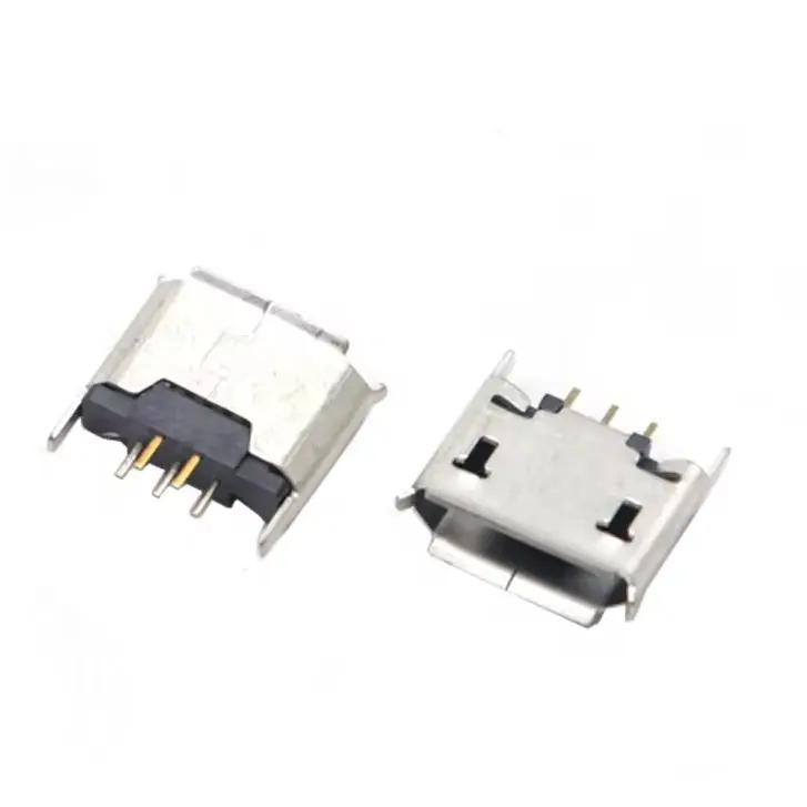 【50-10PCS】 Micro USB 5pin Female Connector For Mobile Phone Charging ...