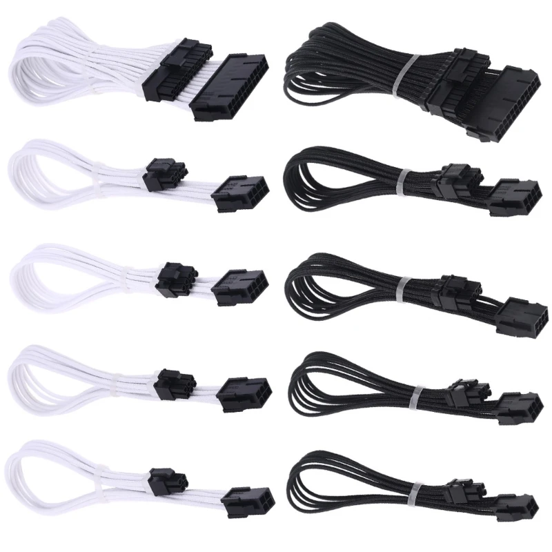 Sleeve-Extension-Power-Supply-Cable-24-pin-A-TX-EPS-8-pin-PCI-E-GPU ...