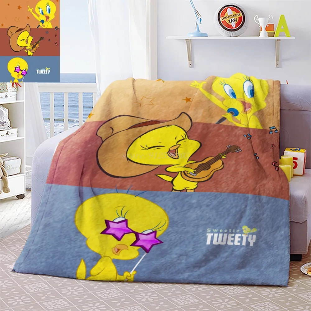 Tweety Bird Holding Mickey Mouse