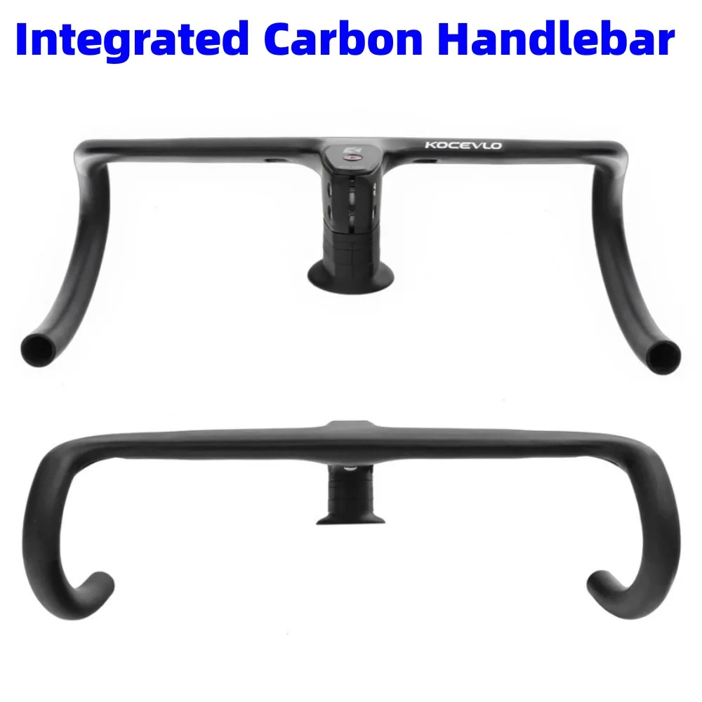 Carbon Road Handlebar Integrated Speed Handlebar For Bicycle Steering ...