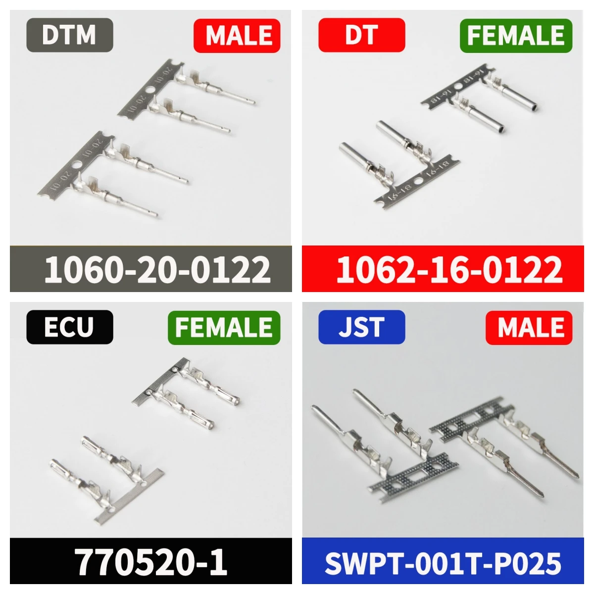 100-500-1000-5000-PCS-JST-AMP-Delphi-ECU-DTM-DT-DTP-Pins-Connector ...