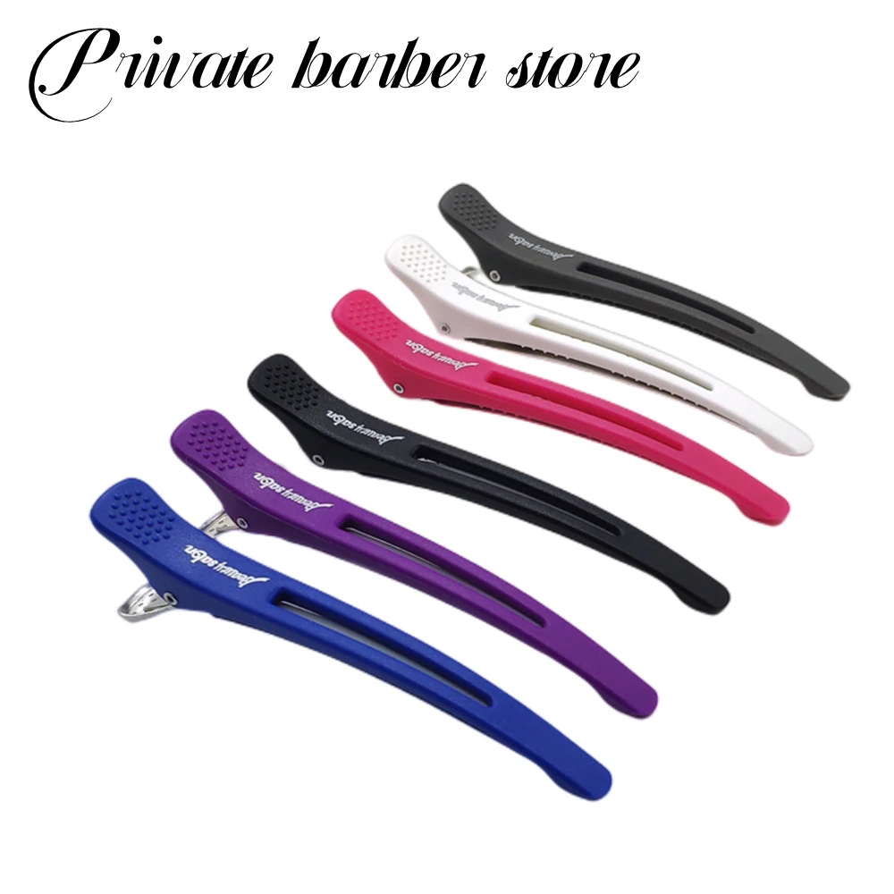 6 Pcs Heat-proof Fixed Hair Anti-static Carbon Hairpins Salon Haircut ...
