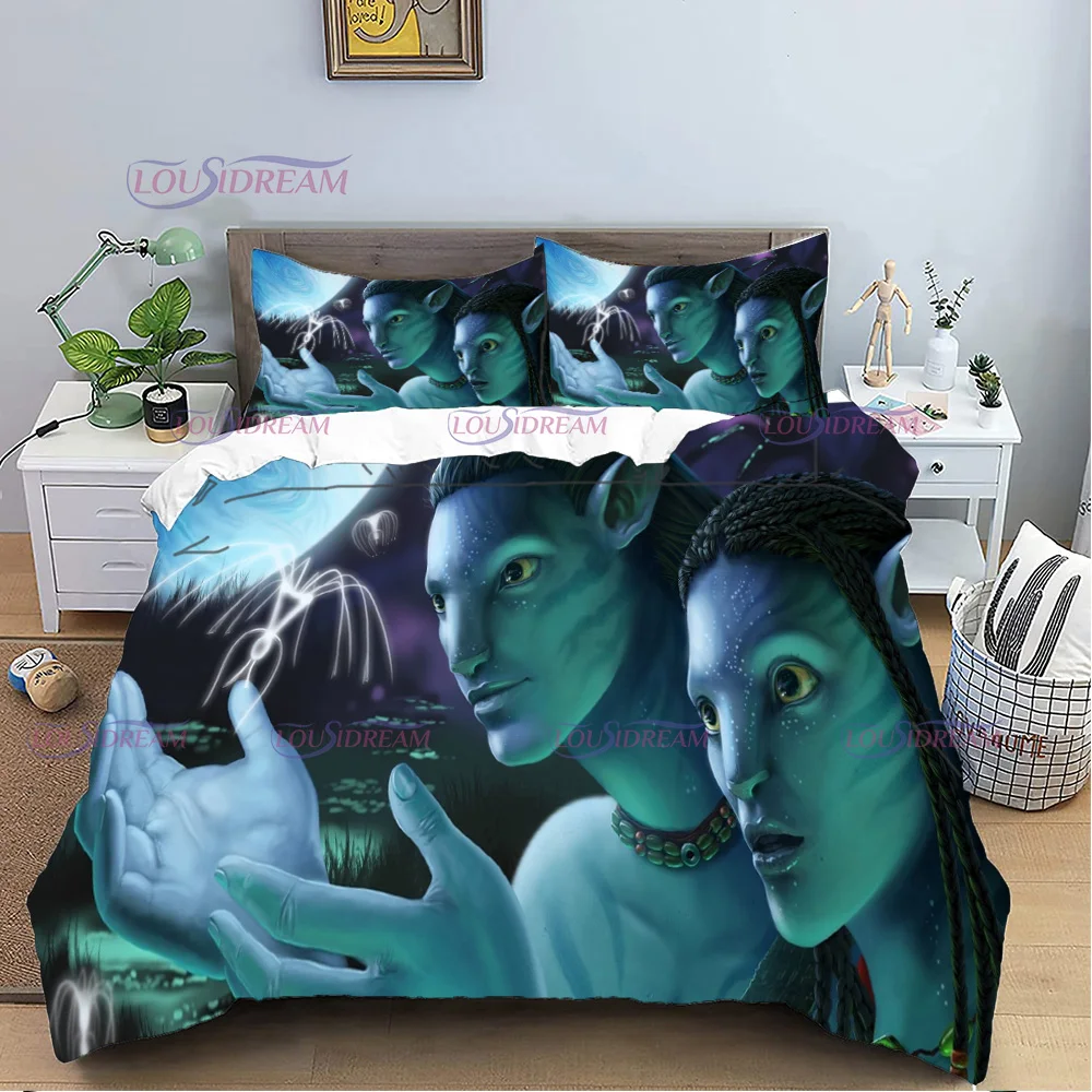 Avatar Movie Print Bedding Sets for Child Horror Duvet Single Quilt ...
