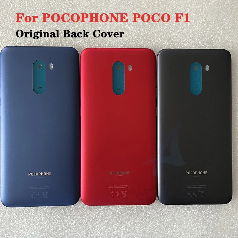 New Original For POCOPHONE POCO F1 Plastic Back Battery Cover For POCO ...