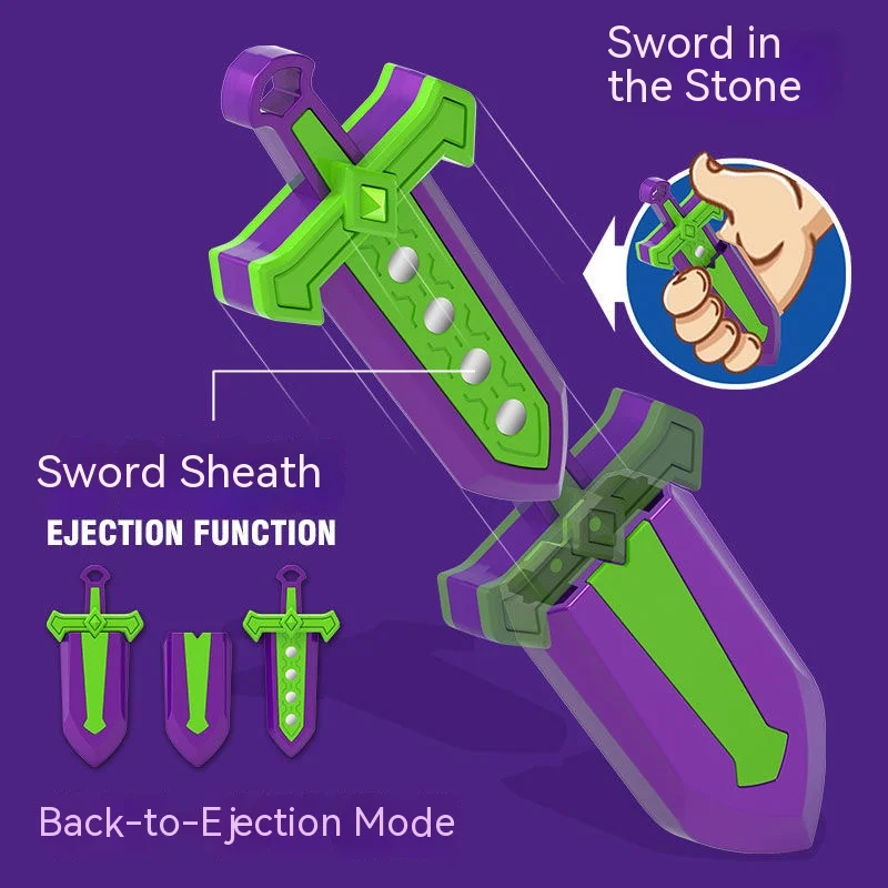 3D-Printing-Handheld-Push-Sheath-Sword-In-Stone-Decompression-Toys ...