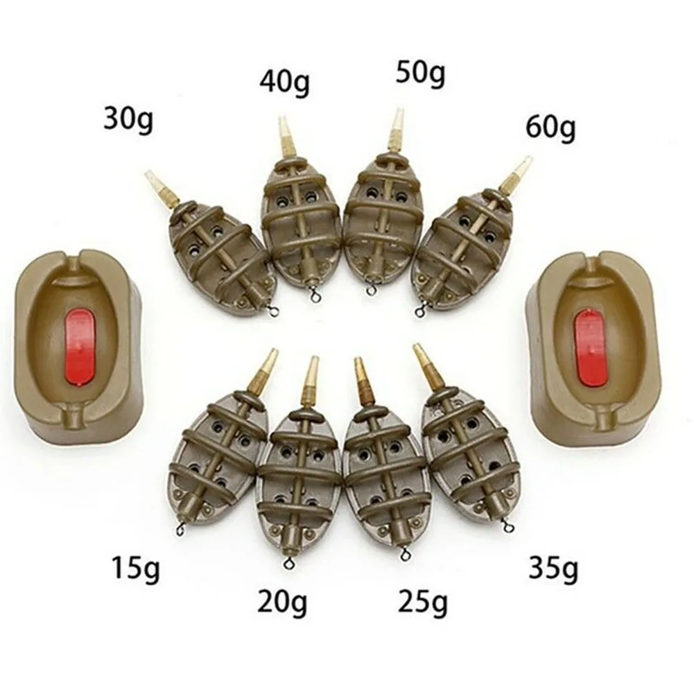 Inline-Method-Feeders-Set-with-Quick-Release-Moulds-for-Carp-Fishing ...