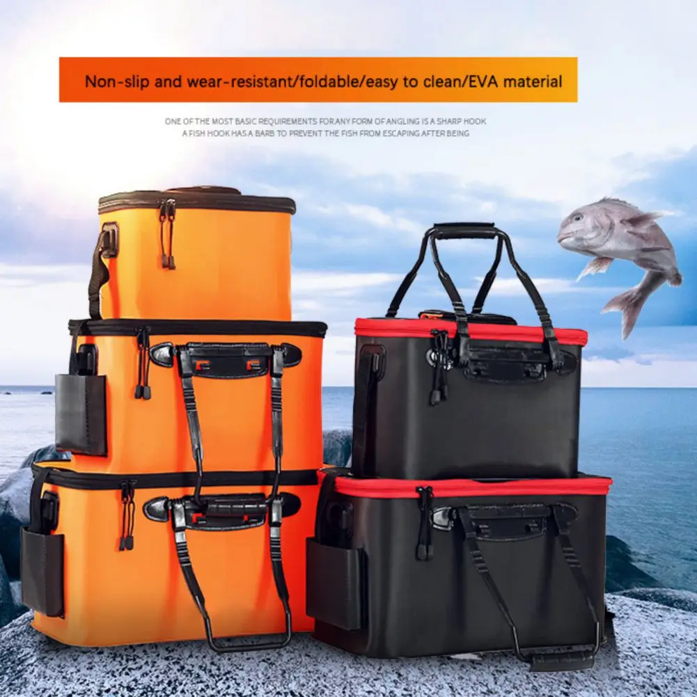 Portable-EVA-Fishing-Bag-Collapsible-Fishing-Bucket-Live-Fish-Box ...