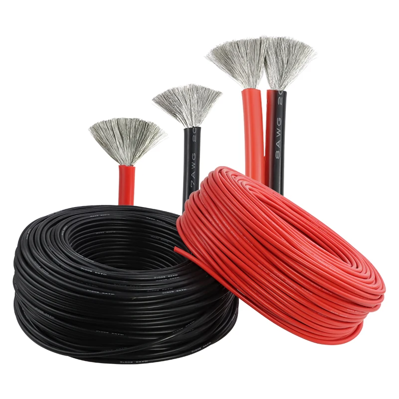 Flexible-Silicone-Cable-Ultra-Soft-Red-Black-Electrical-Wires-For ...