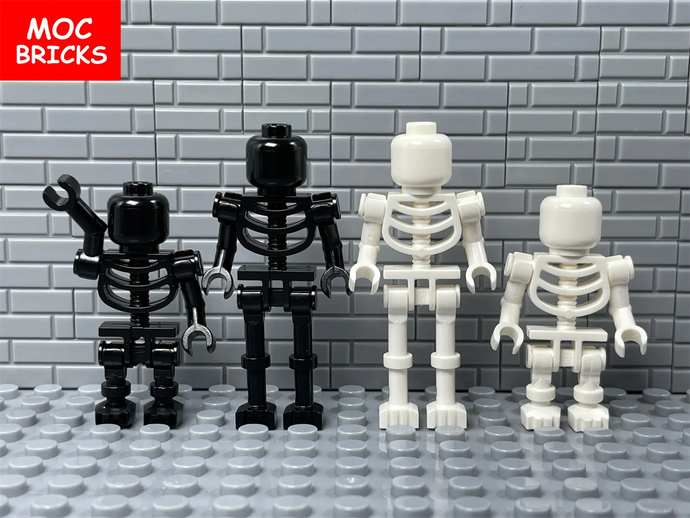 MOC-Bricks-Big-Blank-Skeleton-Figure-Skull-Action-Hero-Accessories ...