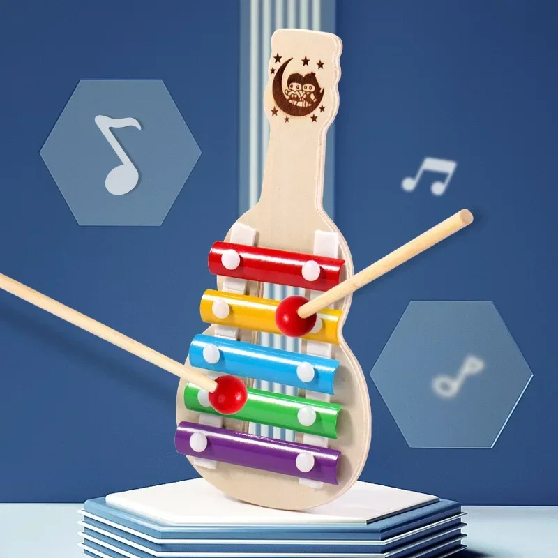 Infant-Montessori-Toys-Wooden-Xylophone-Baby-Music-Instrument-Toys ...