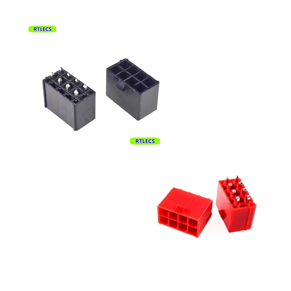 10-100-pcs-4-2-mm-8-Pin-Header-Male-0-165-Vertical-Computer-Video ...