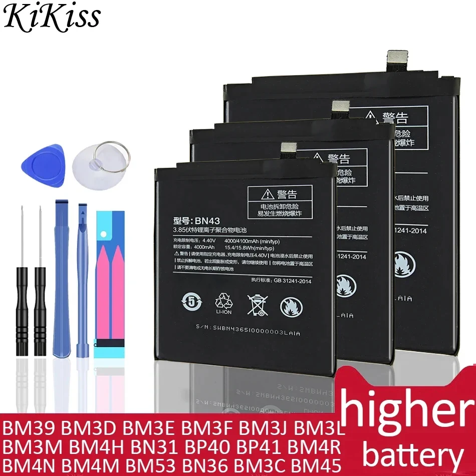 Bateria-para-Xiaomi-Mi-BM39-BM3E-BM3F-BM3J-BM3L-BM3M-BM4H-BN31-BP40 ...