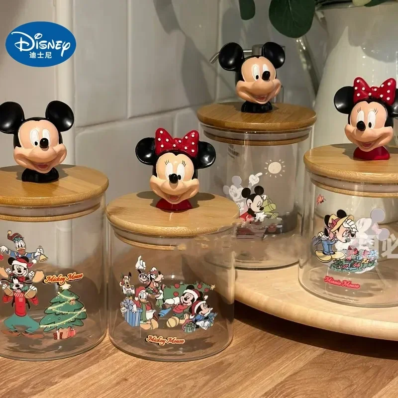 Disney-Goofy-Pluto-Goofy-Glass-Jar-Food-Cartoon-Storage-Box-Creative ...