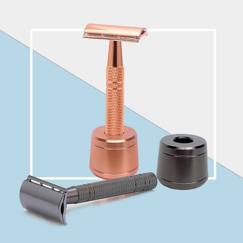 Whityle-Safety-Razor-For-Men-With-Stand-Base-5-Platinum-Coating-Blade ...