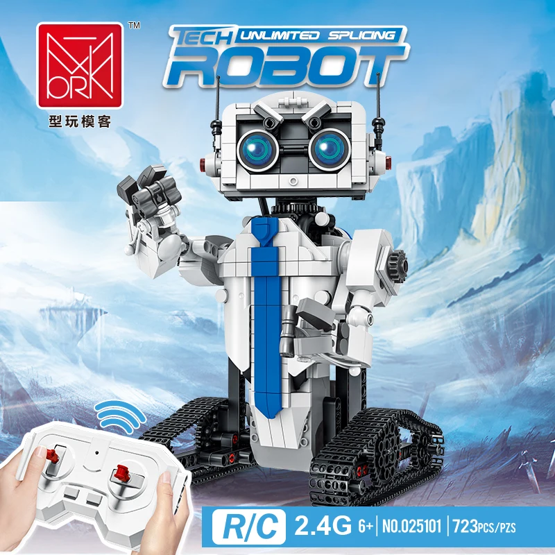 723PCS-City-Creative-High-tech-RC-Robot-Electric-Building-Blocks-Remote ...