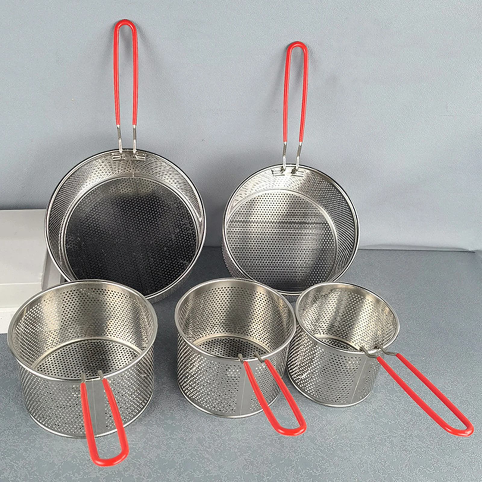 Stainless-Steel-Deep-Fry-Basket-Mesh-French-Fry-Chips-Basket-Cooking ...