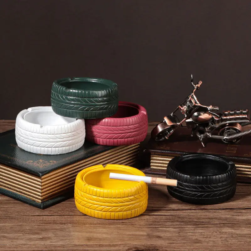 Simple-and-Creative-Ashtray-Resin-Tire-Ashtray-Decoration-Bar-Living ...