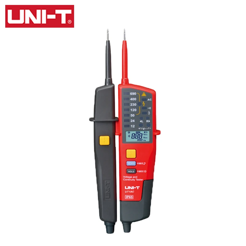 Uni-t Digital Voltmeter Ut18b Ut18d Ac Dc Voltage Continunity Tester ...