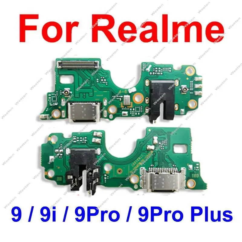 For Realme 9 9i 9 Pro Plus 9Pro+ 4G 5G USB Charger Board Dock Connector ...