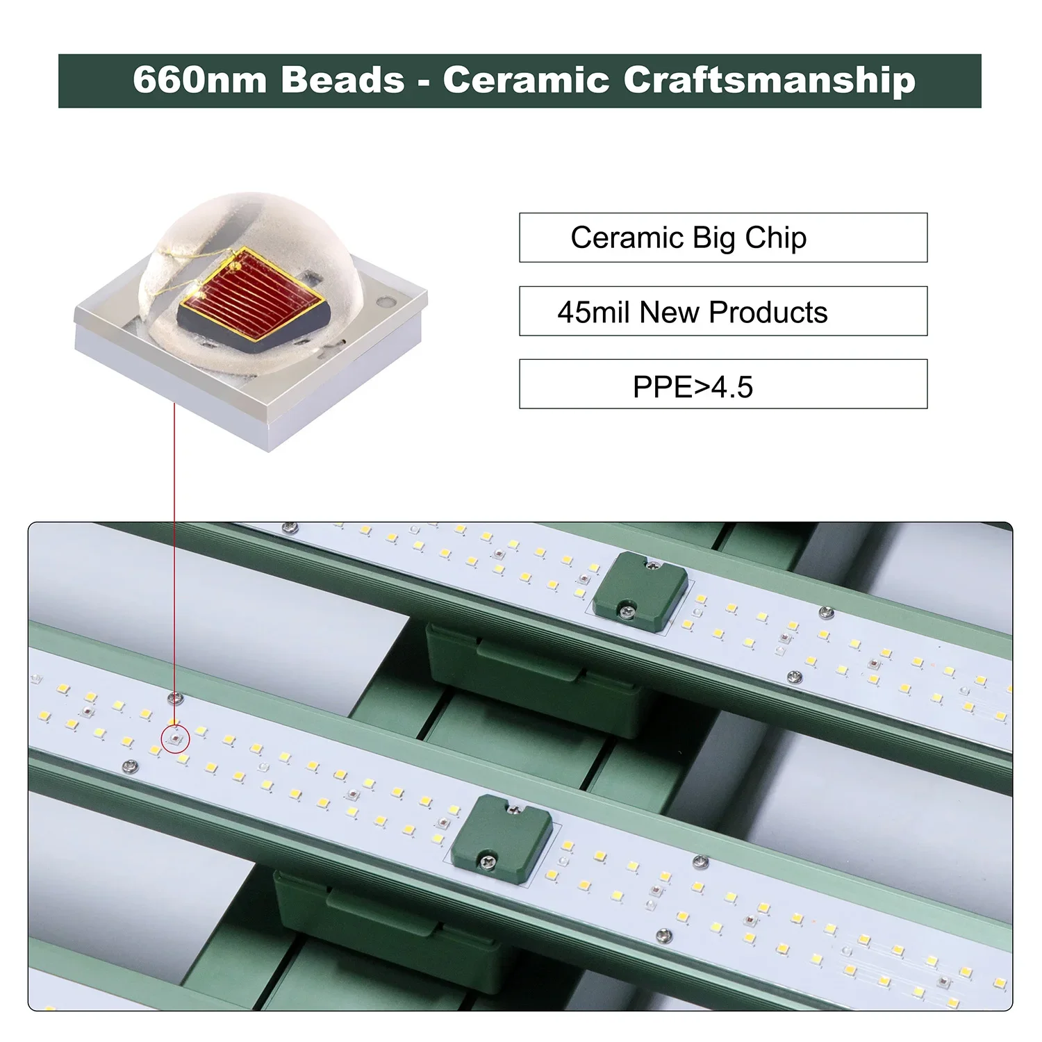 LM301H EVO Full Spectrum LED Grow Light System with Seed Plant Starter ...