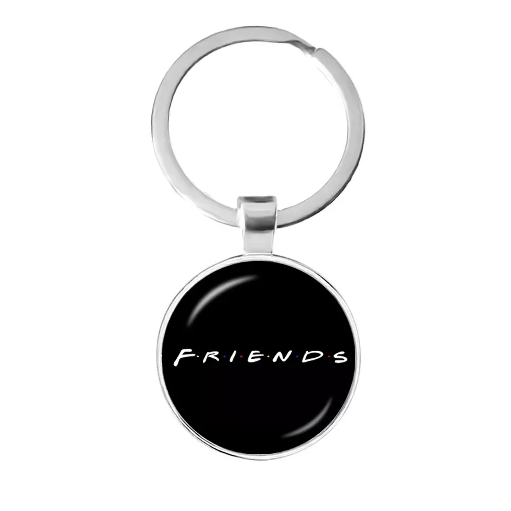 Friends-TV-Show-Keychain-25th-Anniversary-Series-Cartoon-Fun-Pattern ...