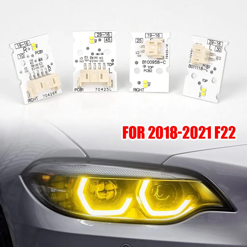 Yellow White LED Daytime Running Lights for BMW 2 Series M2 F22 F23 F87 ...