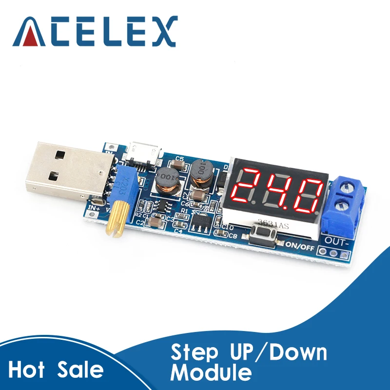 DC-DC-5V-to-3-5V-12V-USB-Step-UP-Down-Power-Supply-Module-Adjustable ...