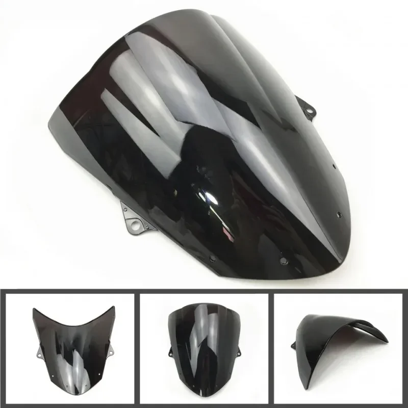 New-dual-bubble-windshield-suitable-for-Kawasaki-motorcycle-Ninja-ZX6R ...